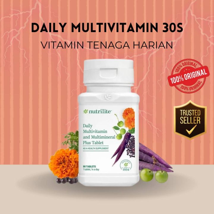 NUTRILITE DAILY MULTIVITAMIN 30S [100% Original AMWAY] | Lazada
