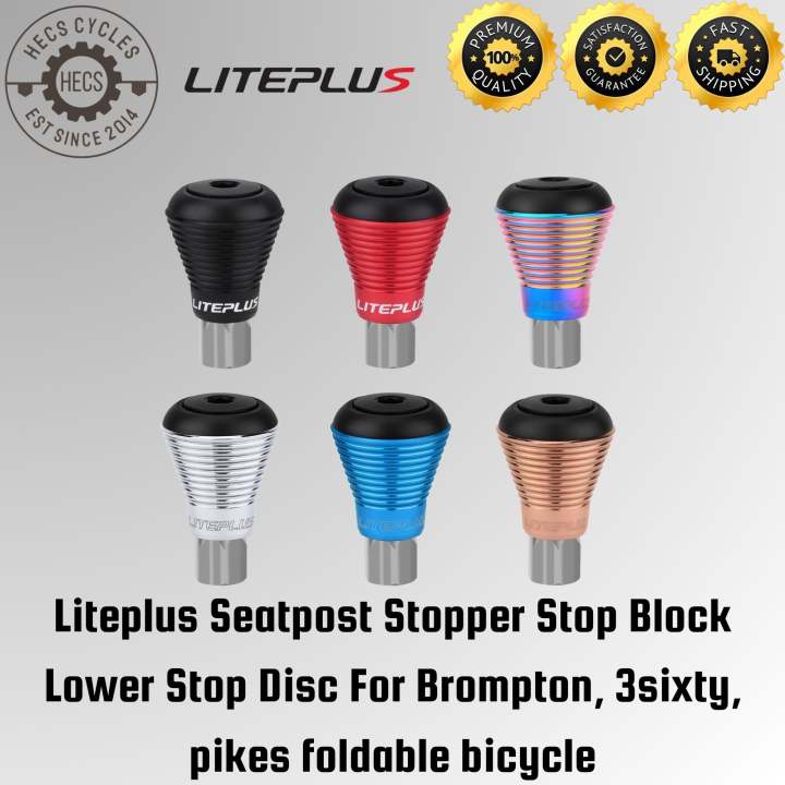 Liteplus Seatpost Stopper Stop Block Lower Stop Disc For Brompton ...