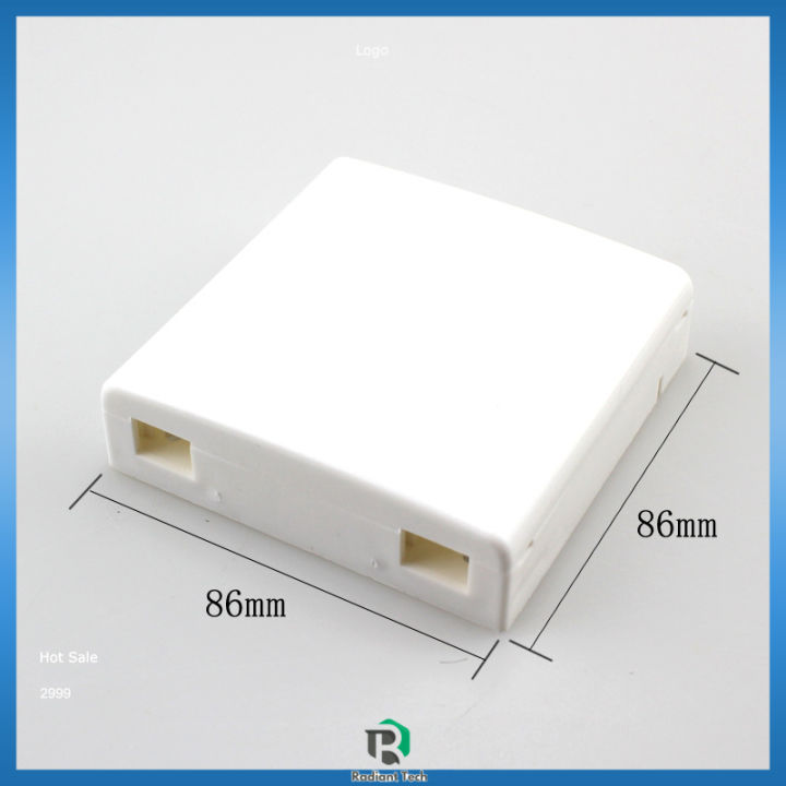 Fiber Optic Terminal Box 86x86mm FTTH Fiber Panel Dual SC Junction Box ...