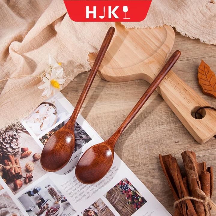 HJKL กวน การผสม เป็นมิตรกับสิ่งแวดล้อม สไตล์ญี่ปุ่น ด้ามยาว การกิน ช้อน ...