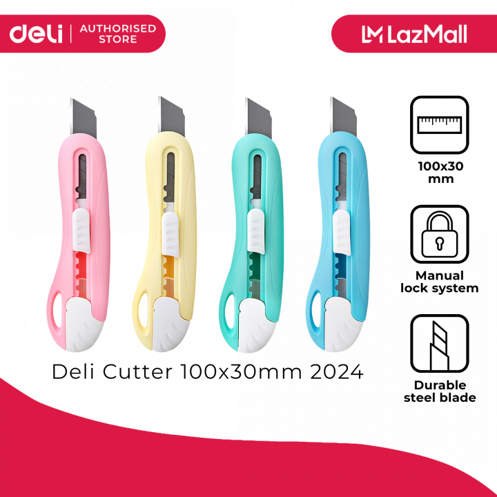 Deli 2024 Cutter 100x30mm | Lazada PH