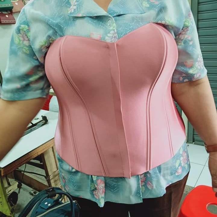 Kamisol Khusus Dalaman Kebaya Bahan Saten Slavina 14 - 16 Tulang ...