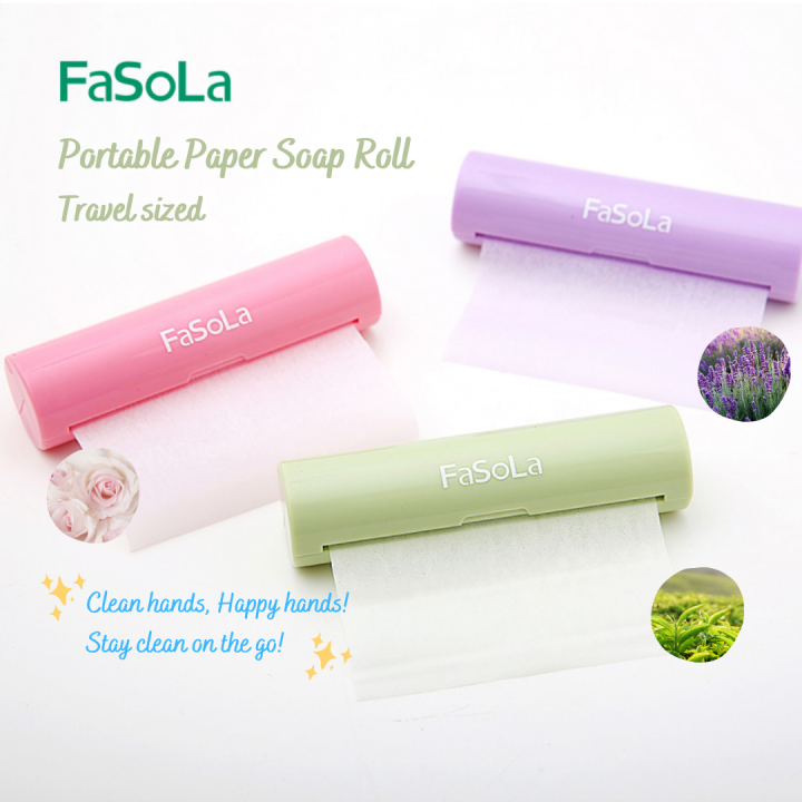 [NEW] Fasola Travel Sized Scented, Anti-Bacterial Pocket Paper Soap ...