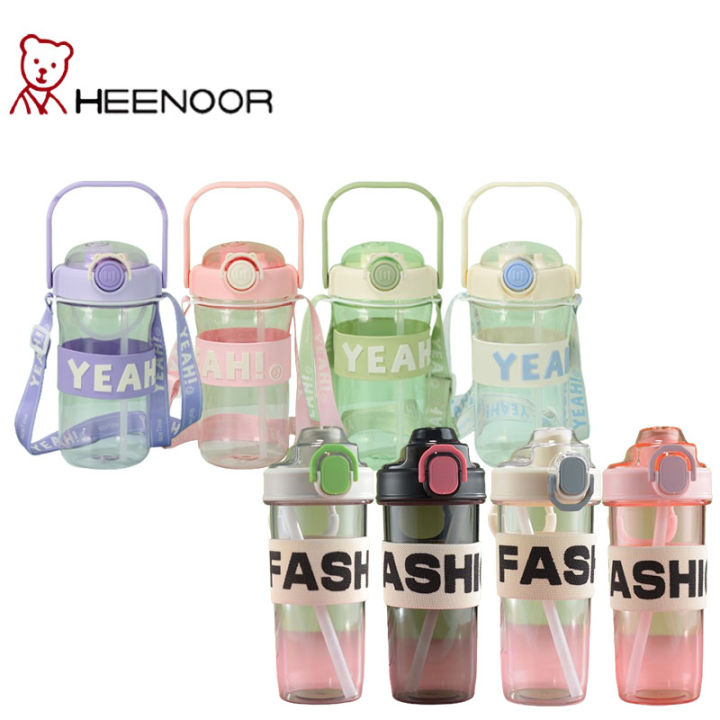 Heenoor Botol Air Minum Simple Plastik 2 Ways to Drink Yeah&Fashion BPA ...