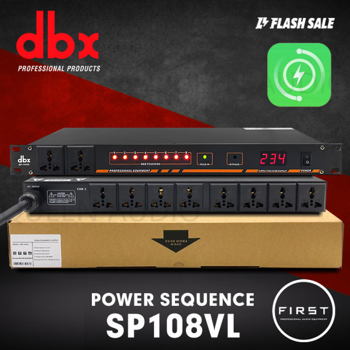 Genuine DBX SP-108VL 10-outlet Rack Mount Power Sequence Controller Conditioner Surge Protector ...