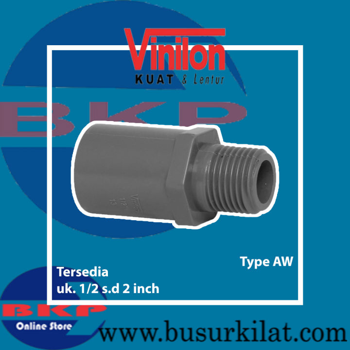 SDL 1 Inch Vinilon AW / Sock Drat Luar / Valve socket | Lazada Indonesia