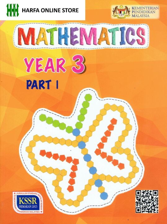 Buku Teks Mathematics Part 1 Year 3 (DLP) KSSR ( TB YEAR 3 ) | Lazada