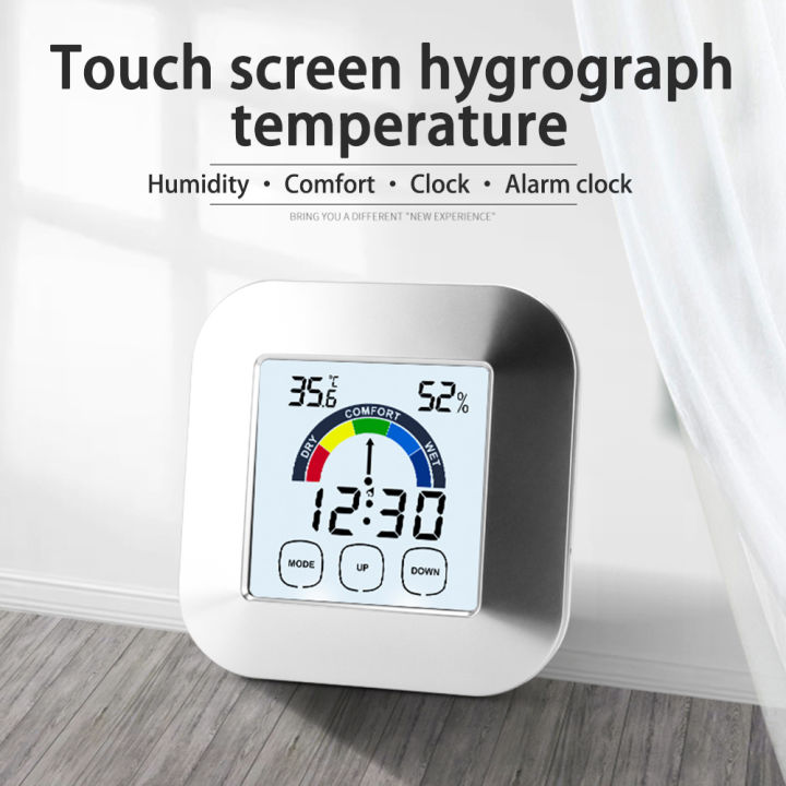 Indoor Outdoor Thermometer Wireless Digital Hygrometer Temperature and ...