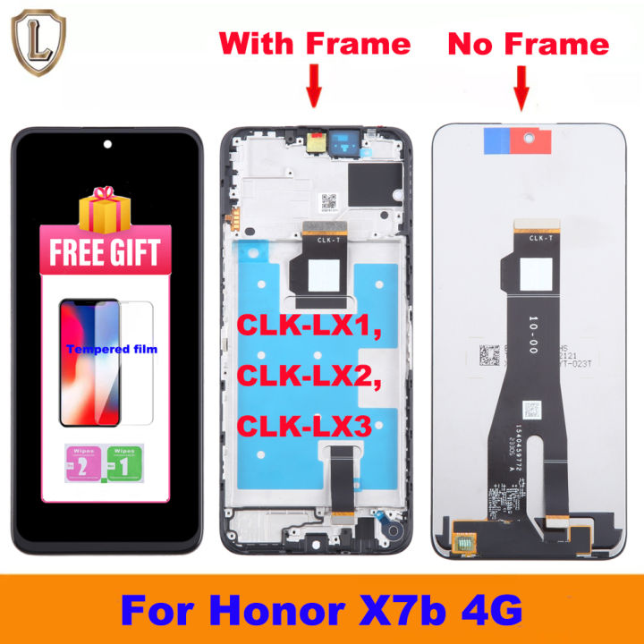 100% Tested Original LCD For Honor X7b CLK-LX1, CLK-LX2, CLK-LX3 LCD ...