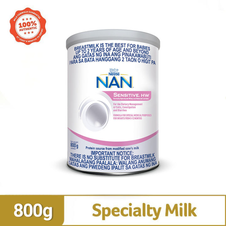 NAN Sensitive Infant Formula for 0-12 Months 800g | Lazada PH