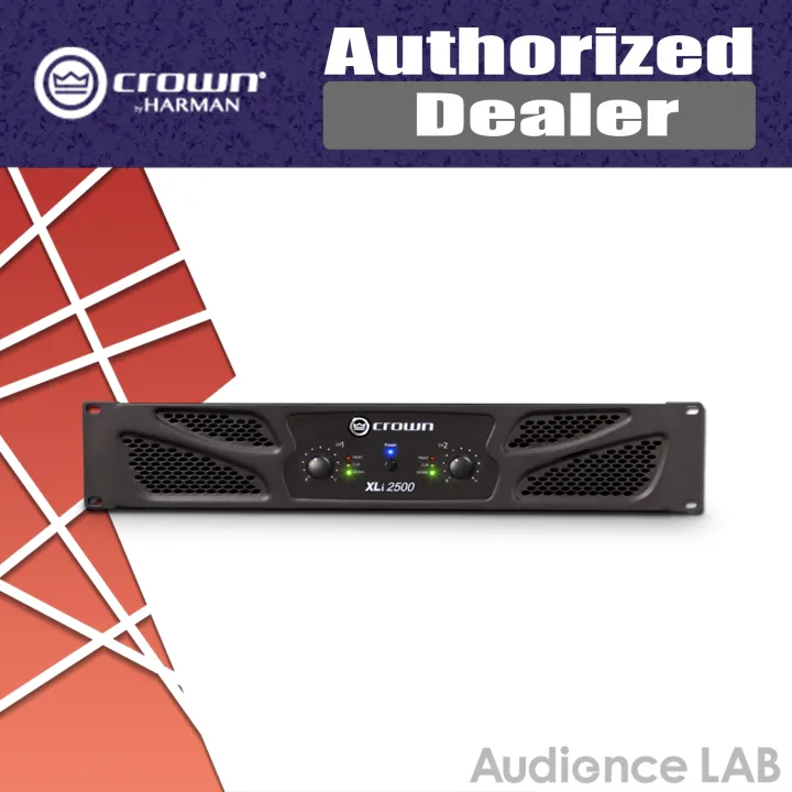 CROWN XLi-2500 Two-channel, 750W @ 4Ω Professional Amplifier | Lazada