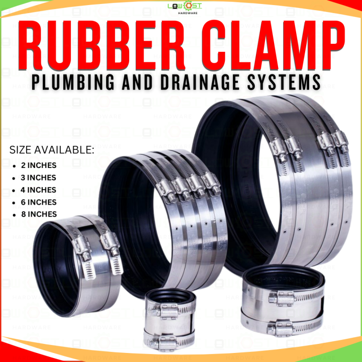 No Hub Coupling Rubber Coupling Stainless Steel Clamp Hubless Coupling ...