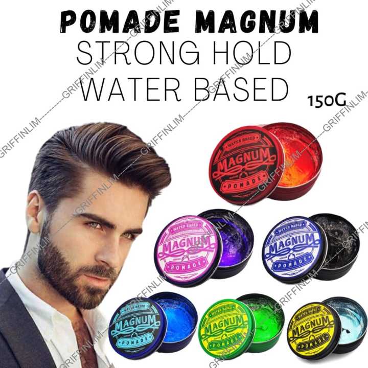 MAGNUM Pomade Murah Waterbased Premium Quality Water Base Gel Rambut ...
