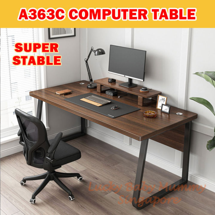 A363C Computer Table, Minimalist Modern Study Table, Work Desk, Office ...
