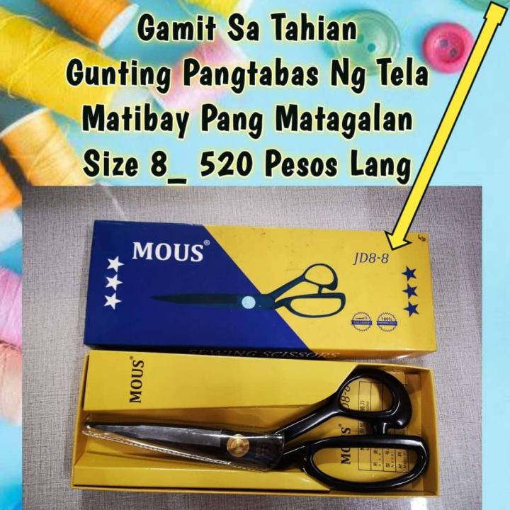Gunting na Ginagamit sa Pang Tabas ng Tela/ginagamit ito sa mga Tahian ...