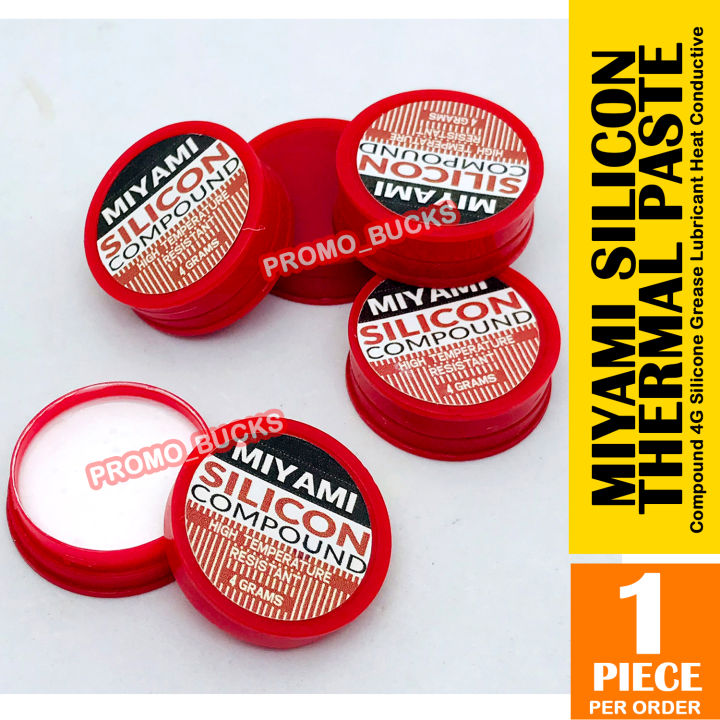 Miyami Silicon Thermal Paste Compound 4G Silicone Grease | Lazada PH