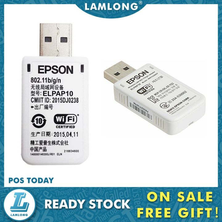 Wireless LAN Card ELPAP10 USB Wi-Fi Adapter DONGLE Module For EPSON ...