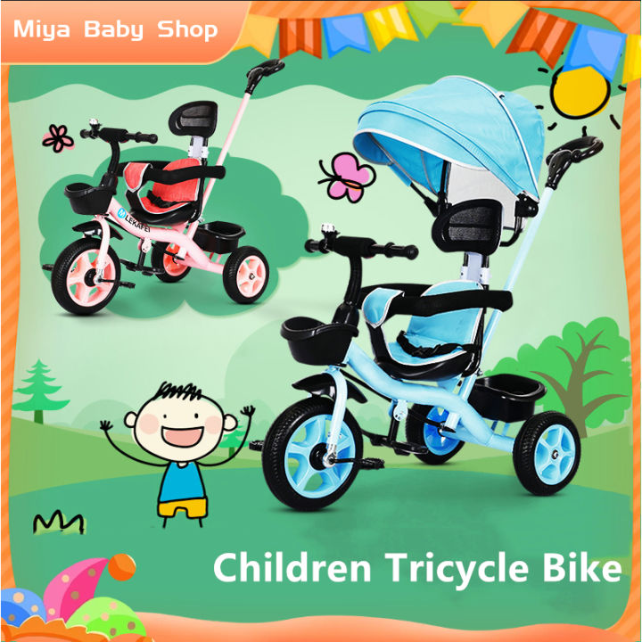 Bike for Kids Tricycle bike 3 Wheels Bike for Baby 1-8 years old Trolley Bike Baby Stroller Bike ...