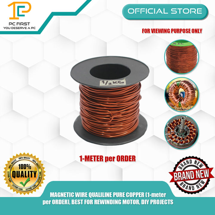 PC FIRST MAGNETIC WIRE QUALILINE PURE COPPER (1-meter per ORDER), BEST ...