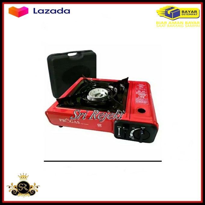 Kompor gas portable mini PROGAS 2 in 1 | Lazada Indonesia