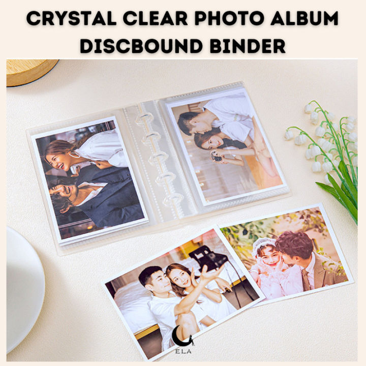 [RINGNOTE] Crystal Clear Photo Album Discbound Binder | Lazada PH