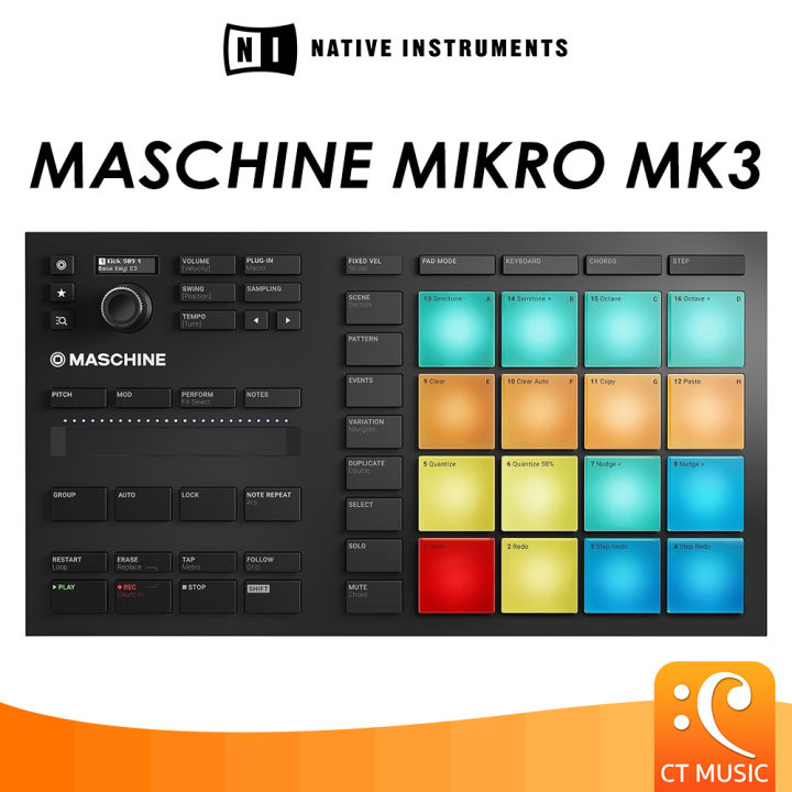 Native Instruments Maschine Mikro MK3 Control Surface | Lazada.co.th