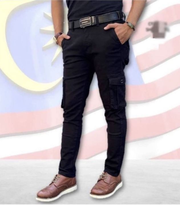 HIGH QUALITY MEN CARGO PANTS / SELUAR KERJA LELAKI / WORKER PANTS | Lazada