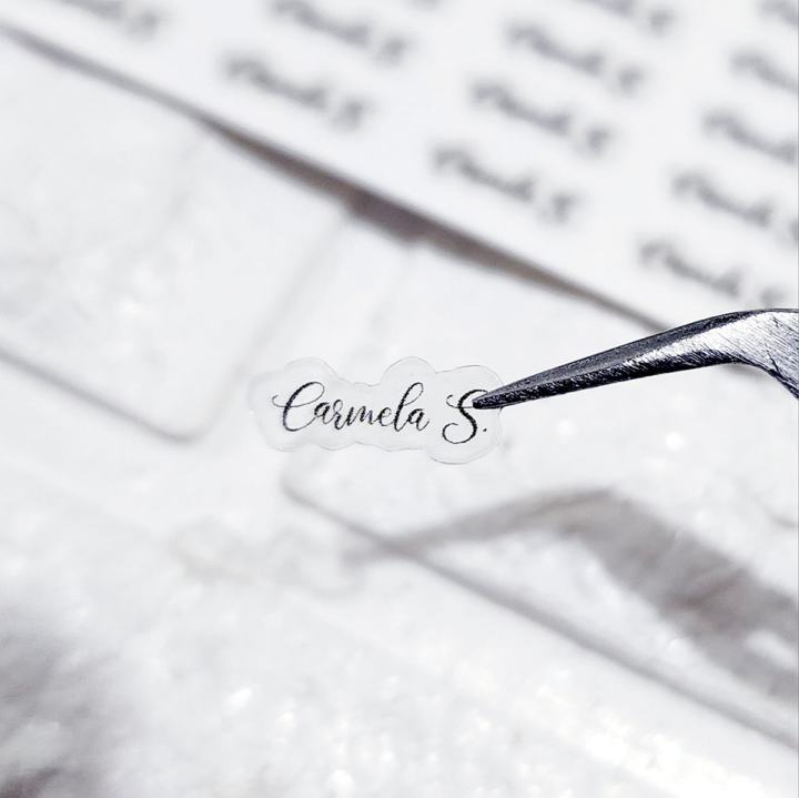 Personalized Waterproof Name Vinyl Sticker Sheet | Lazada PH