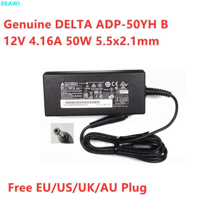 DELTA ADP-50YH B 12V 4.16A 50W ของแท้อะแดปเตอร์ AC สำหรับ ELO ET1093L ET1593L ET2740L แอลซีดี ...
