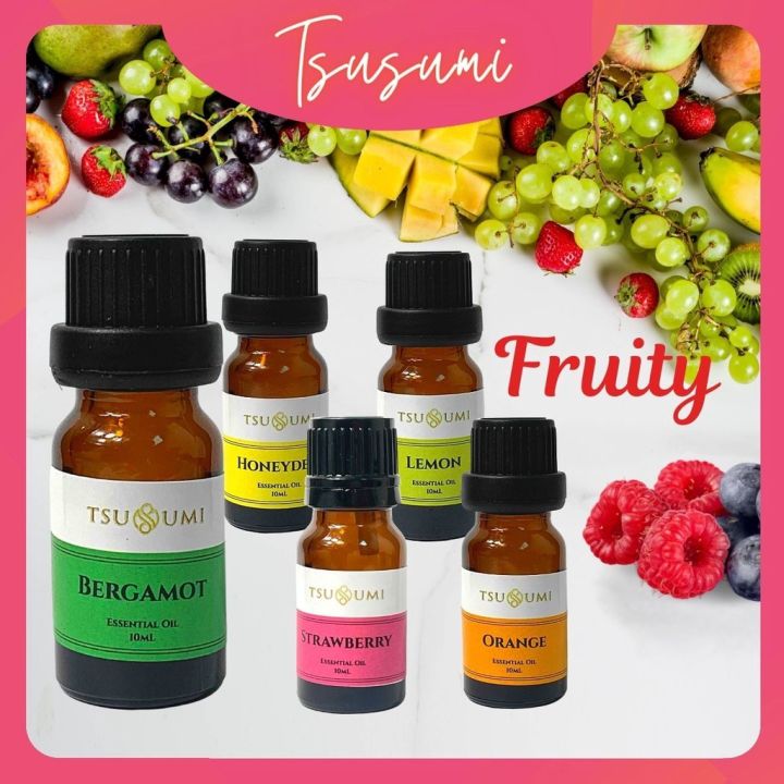 【Fruity Series】Essential Oil 10ml Aroma Air Diffuser Water Soluble ...