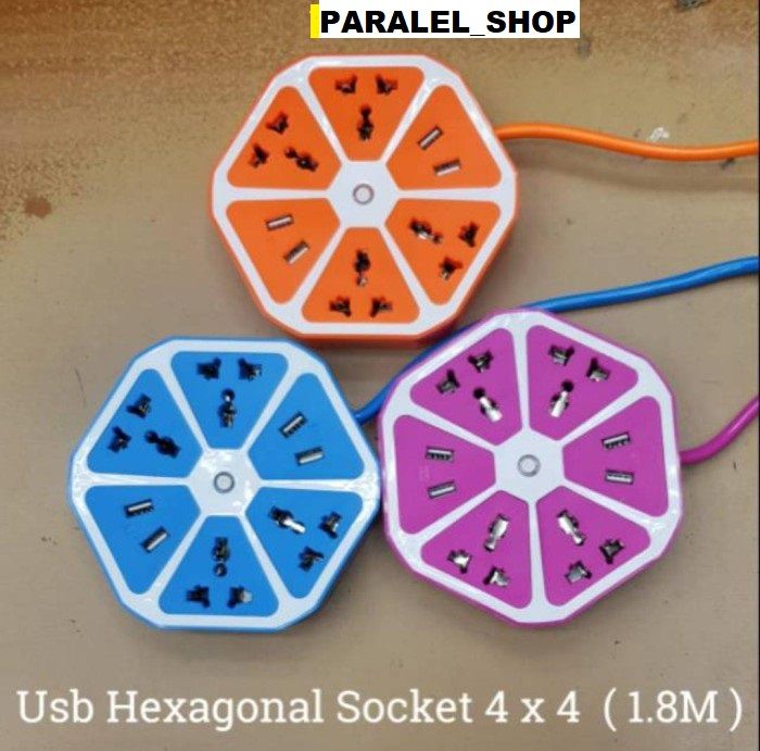 TERMINAL USB HEXAGONAL 4 LUBANG USB / 4 TERMINAL BIASA | Lazada Indonesia