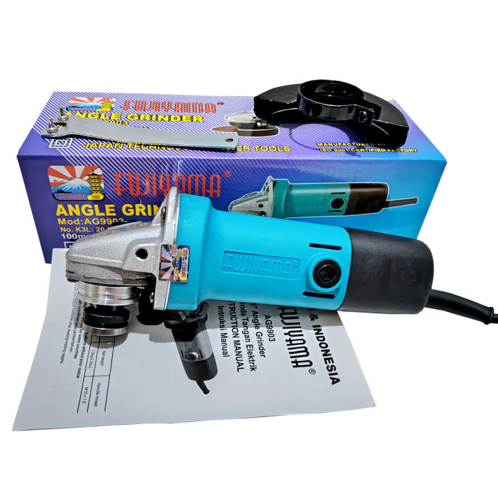 FUJIYAMA AG9903 Angle Grinder Listrik Mesin Gerinda Tangan Polish ...