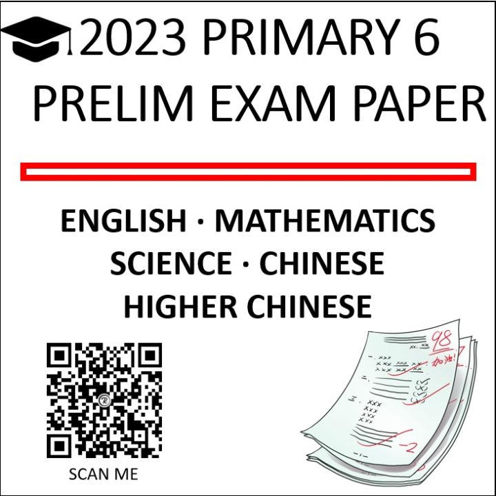 Top schools 2023 Primary 6 Preliminary (P6) PSLE Exam Paper | Lazada ...