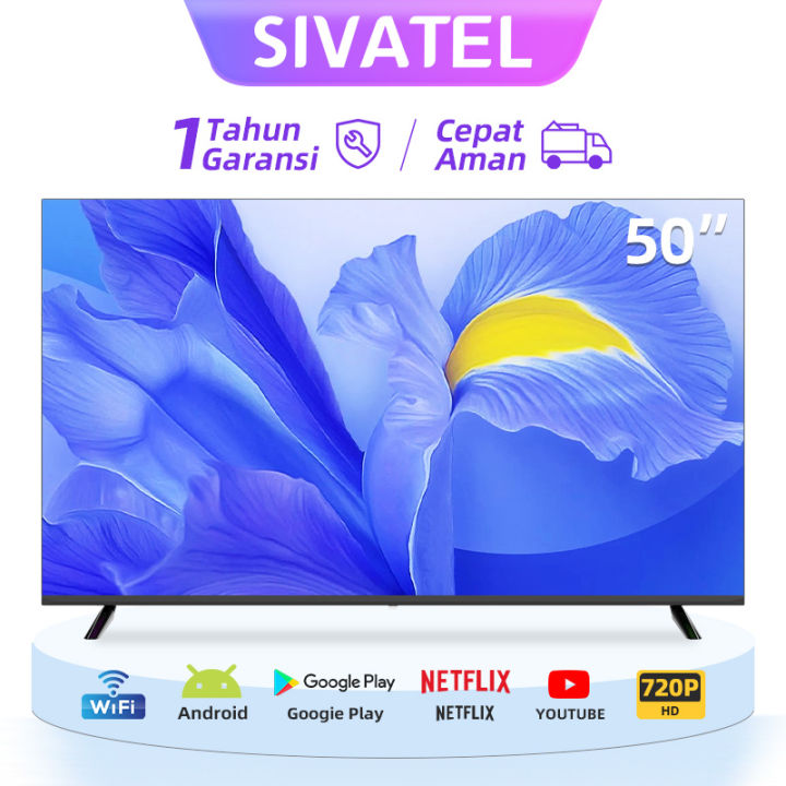 Sivatel TV LED Smart 50 inch Android TV Dolby Audio 4K UHD Smart TV ...