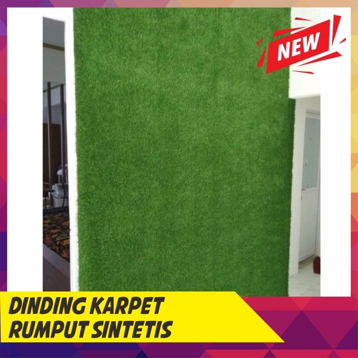 Karpet Rumput Sintetis Untuk Dinding , Ukuran 1x1 ketebalan 1 CM ...