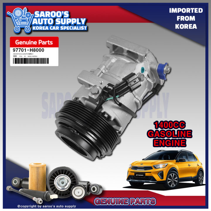 [Genuine] Aircon Copressor For Kia Stonic (17-23) , 1400cc , Original ...