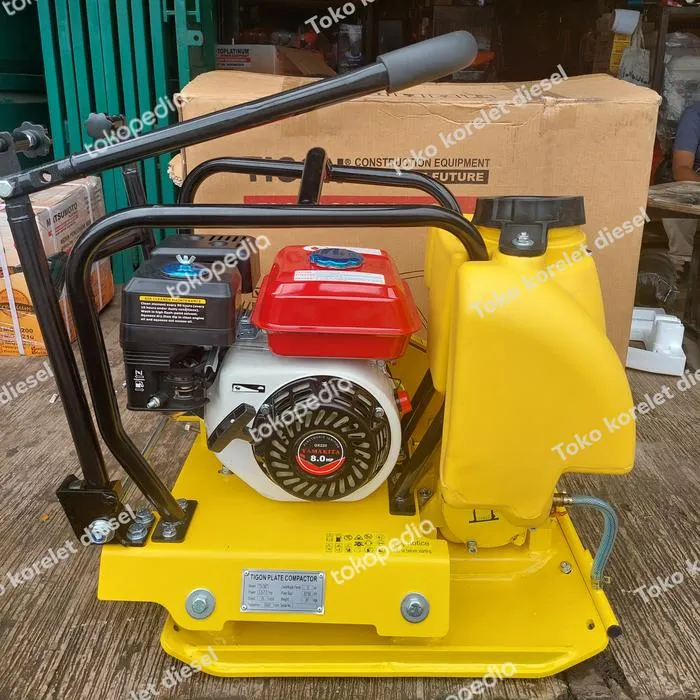 Mesin Stemper Kodok TG-C80T TIGON + Tanki Air Plate compactor | Lazada ...