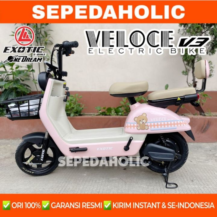 Sepeda Listrik EXOTIC VELOCE V3 / VELOCE V2 / VELOCE V4 / FASTRON SLX 6 ...