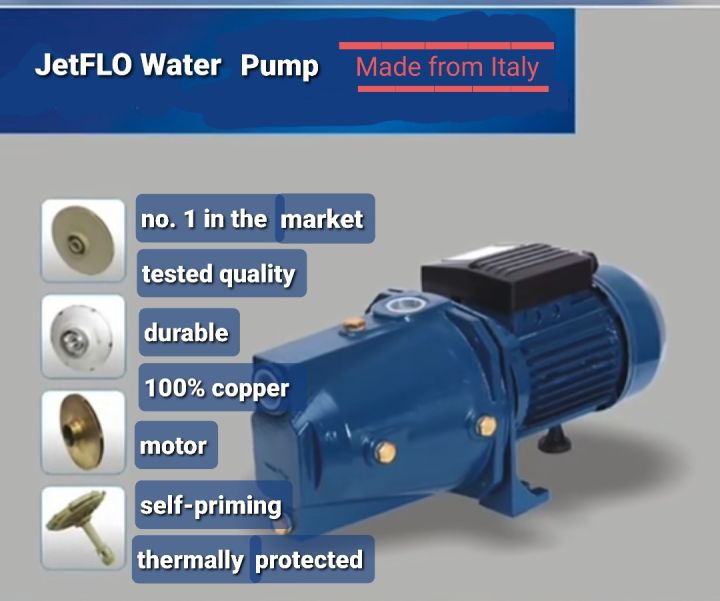 Booster pump for jetmatic, Italian Brand water pump, self priming water ...