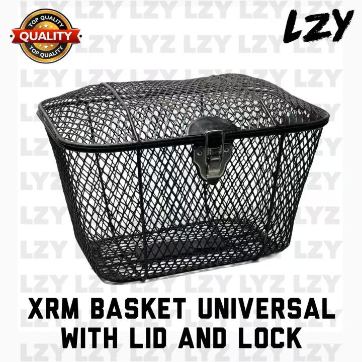 LZY Honda XRM Center Carrier Basket Box with LID Bracket Motorcycle ...