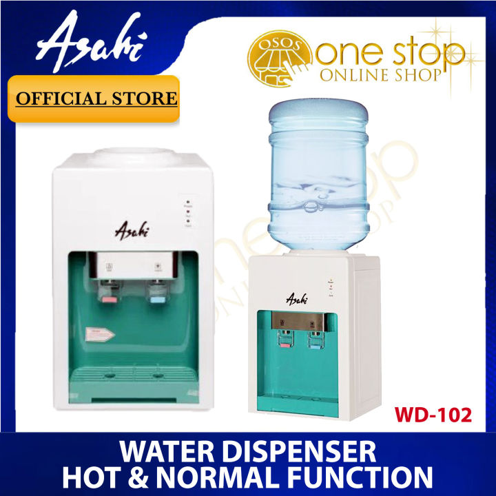 Asahi Original Table Top Water Dispenser Hot and Normal Function WD-102 ...