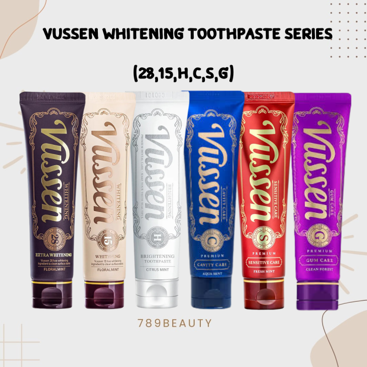 พร้อมส่ง !! ของแท้ 100% ที่ถูกที่สุด Vussen Whitening Toothpaste ยาสีฟันเกาหลี ไวท์เทนนิ่ง ฟอก ...