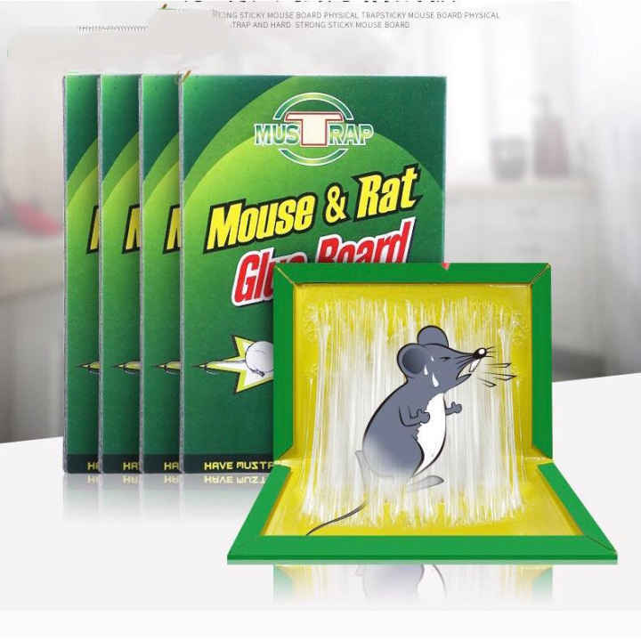 Green Card Power Mouse Rubber Sheet/mouse trap/traps/mouse character ...