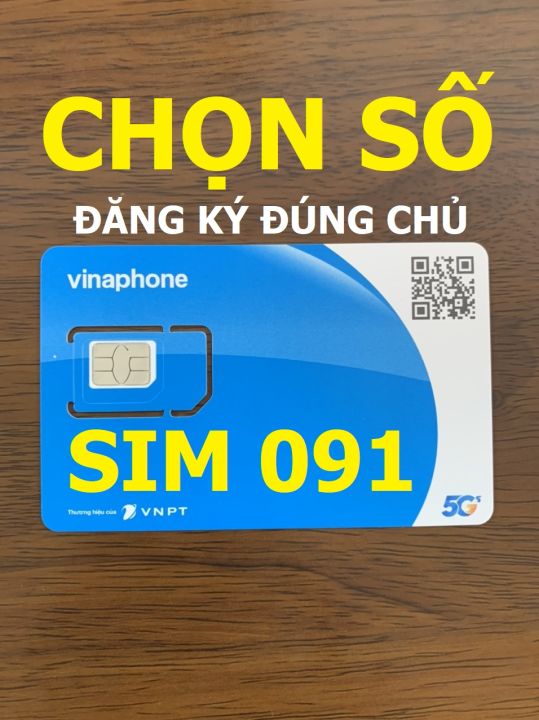 Sim Vinaphone Đầu số đẹp 091 - Sim Trả Trước, Chọn Số, Đăng ký chính chủ online - Sim chưa kích ...