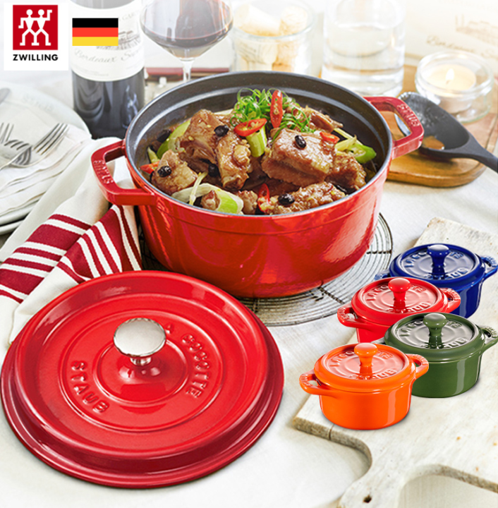 Zwilling pot France staub cast iron enamel pot original imported home ...