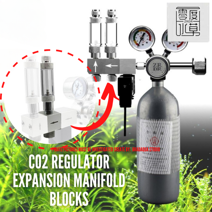 ZRDR CO2 Regulator Expansion Manifold Blocks For Regulator K303C Model ...