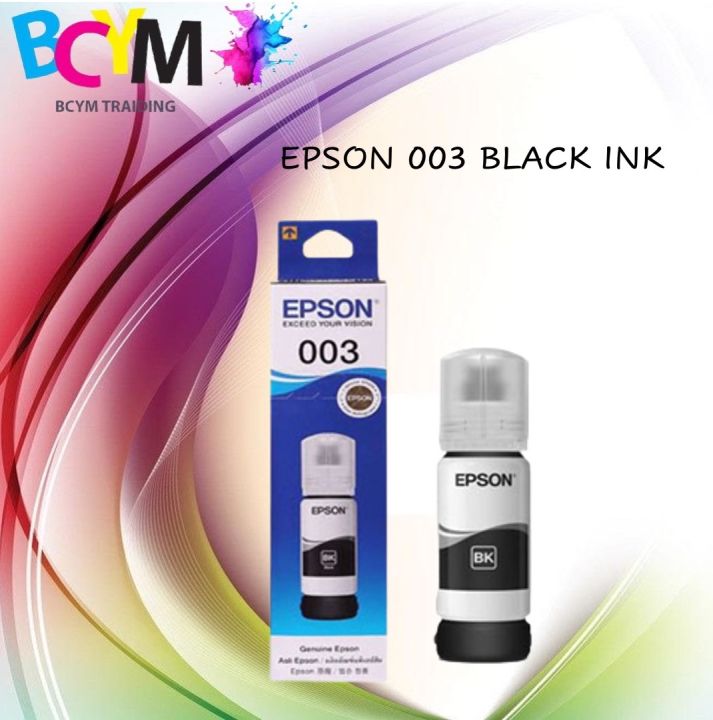 EPSON 003 Black Original Ink Bottle | Lazada PH