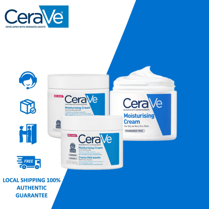 Cerave Daily Moisturizing Cream 85g 340g 454g(US/ Europe ver) | Lazada PH