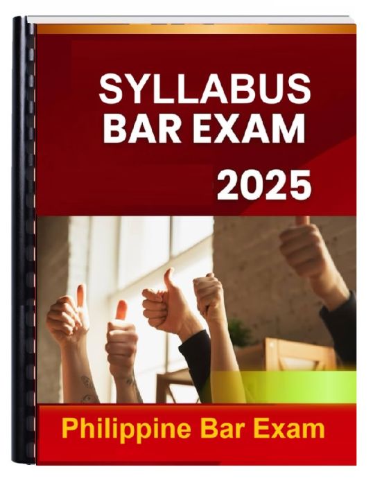 Bar Exam 2025 Syllabus - Philippine Bar Exams | Lazada PH
