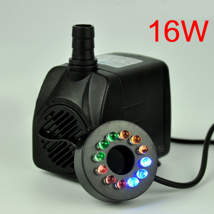 Powerful Submersible Water Pump with LED Light Adjustable Water Flow ...